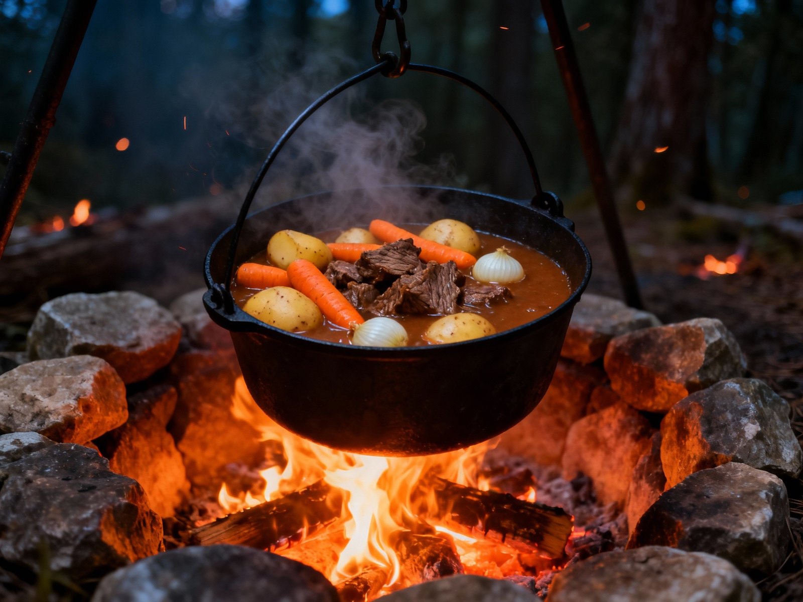 Polish Campfire Pot Recipe (Kociołek from the Fire) - Endless Eats