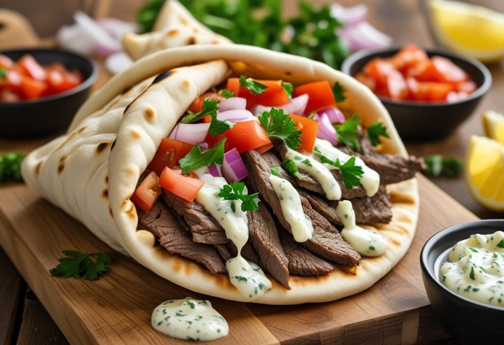 Donairs Recipe: Homemade Halifax Donair with Sweet Sauce - Endless Eats